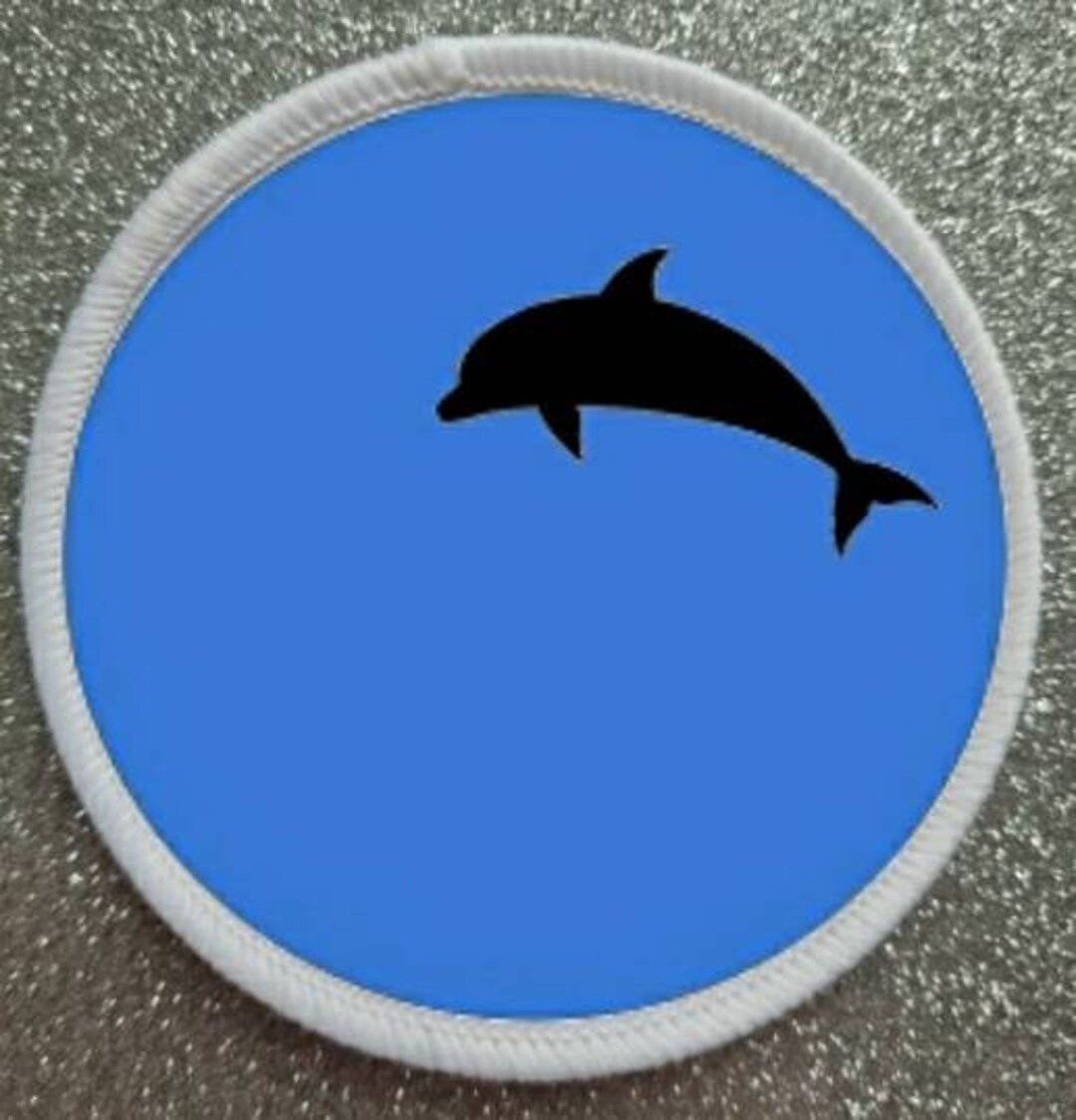 3 Inch Dolphin Sublimation Patch Badge - Etsy