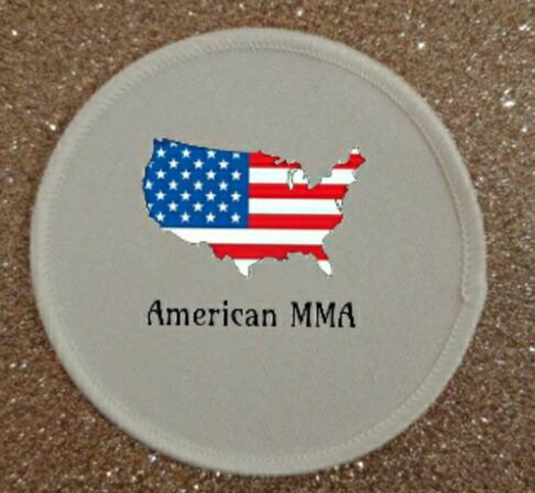 3 Inch American MMA Patch Badge - Etsy