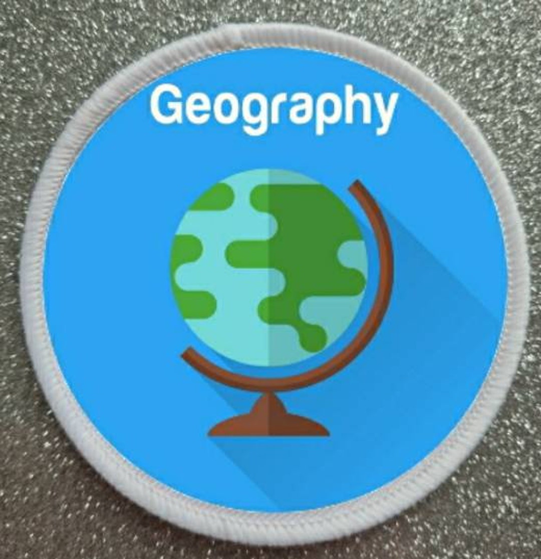 3 Inch Geography Patch Badge - Etsy