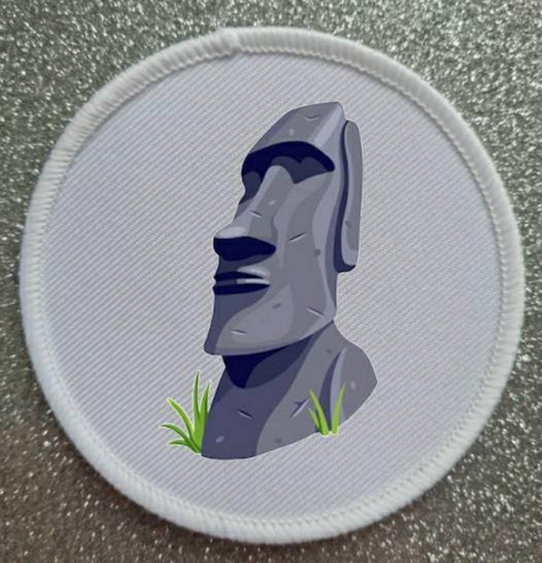 3 Inch Moai Statue Easter Island Patch Badge - Etsy