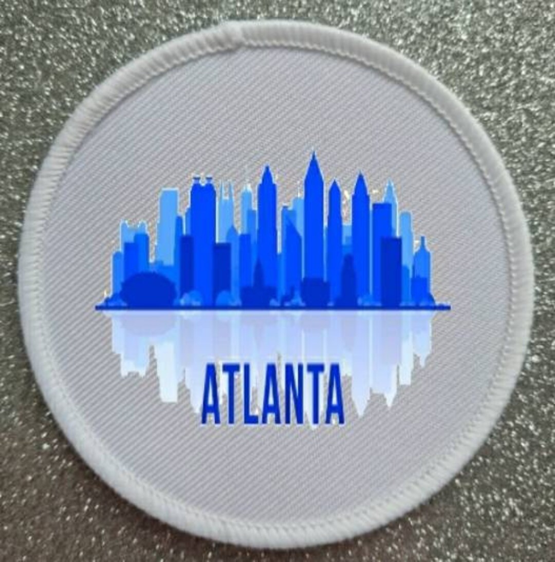 3 Inch Atlanta Sublimation Patch Badge. - Etsy