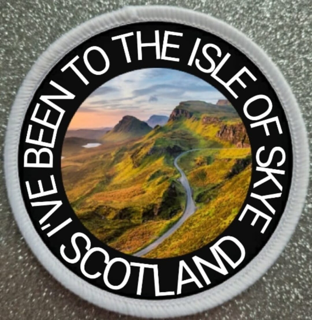 3 Inch Isle of Skye Scotland Sublimation Patch Badge. - Etsy