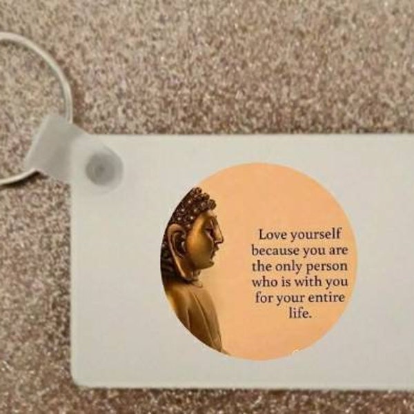 Quote Key Ring - Etsy UK