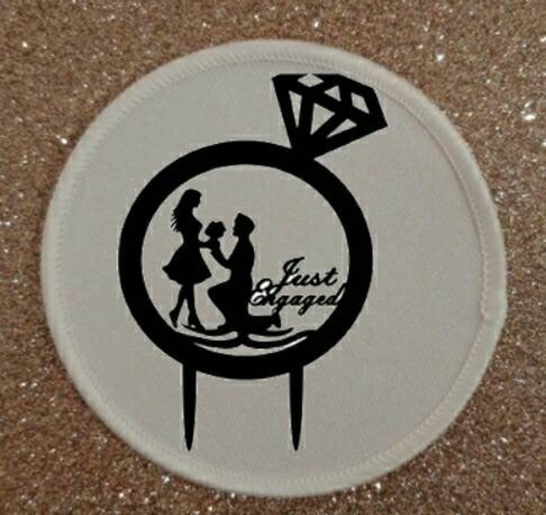 3 Inch Engagement Engaged Patch Badge - Etsy