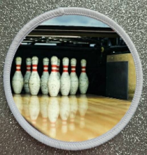 3 Inch Bowling Alley Sublimation Patch Badge. - Etsy