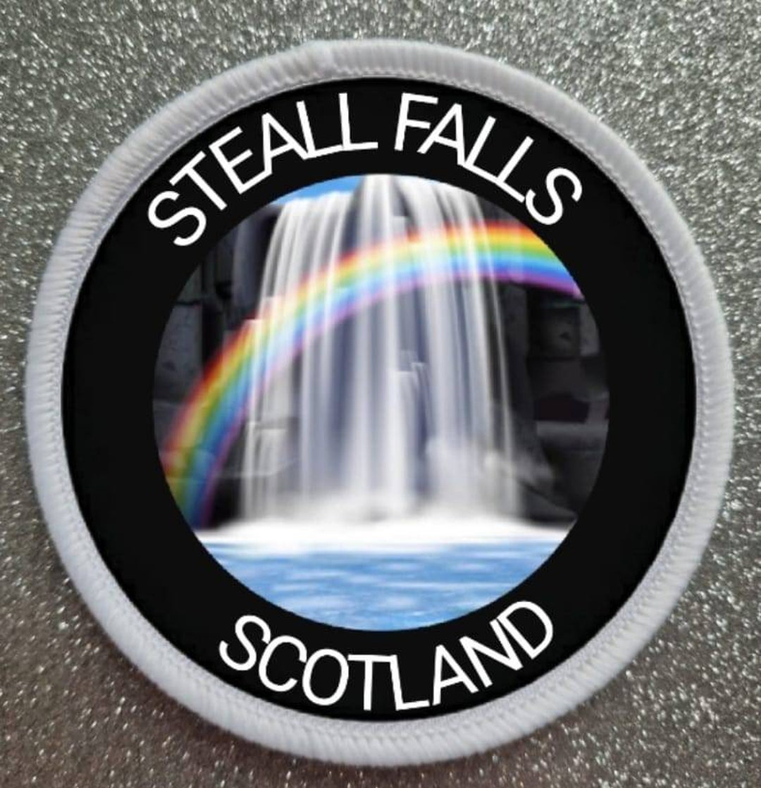 3 Inch Steall Falls Waterfall Scotland Patch Badge - Etsy
