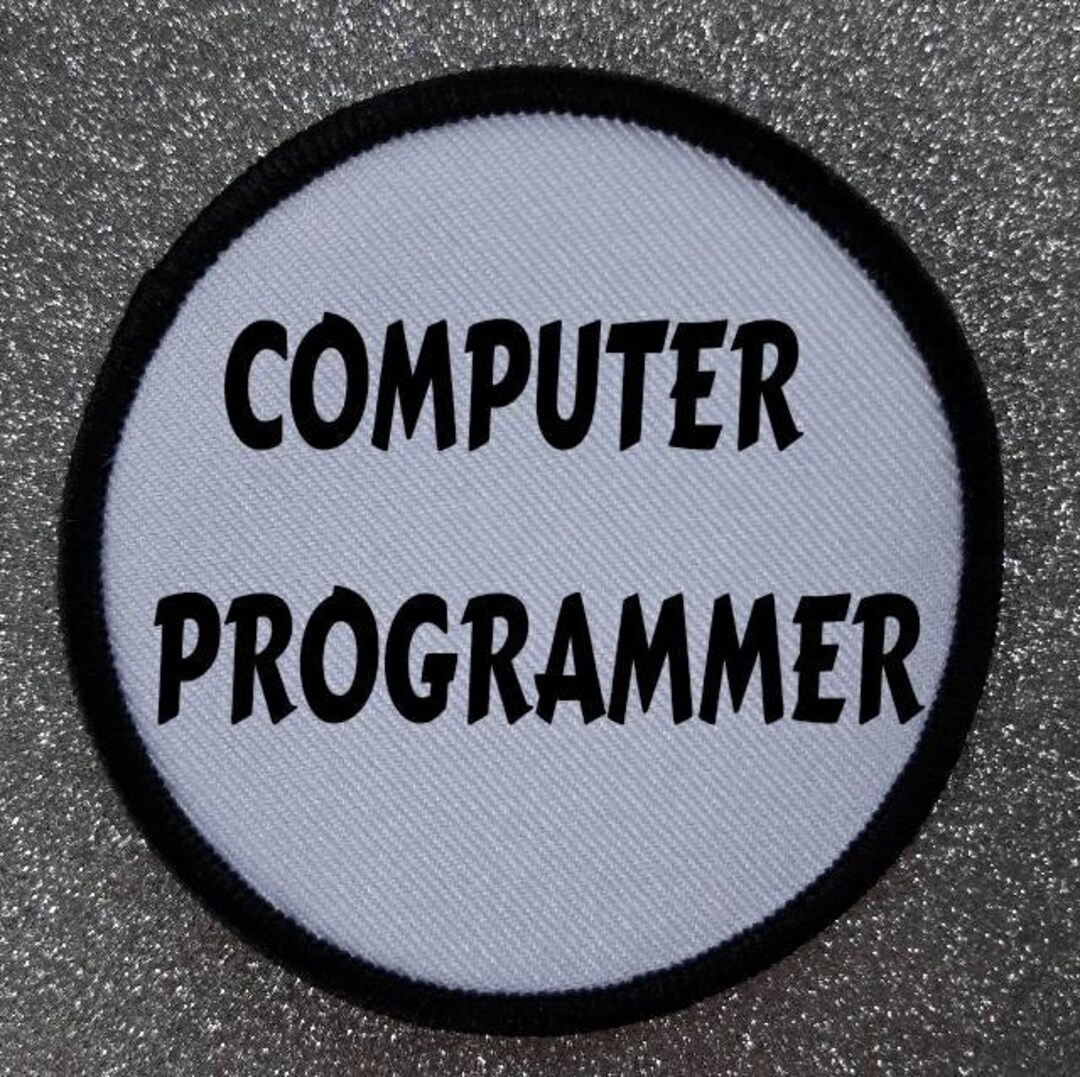 3 Inch Computer Programmer Patch Badge - Etsy