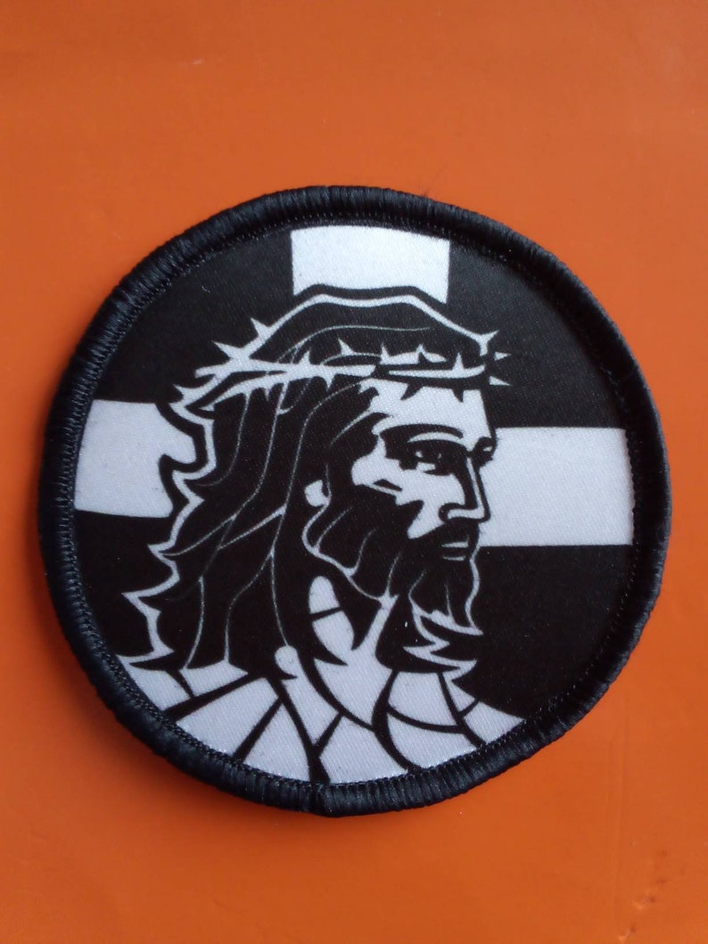 Jesus God Holy Bible badge 8cm Patch | Etsy