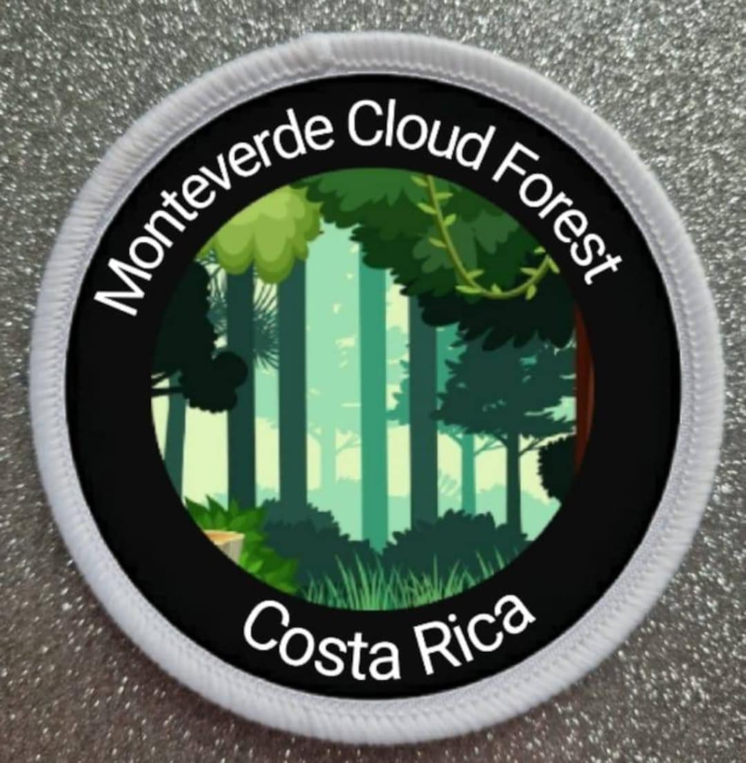 3 Inch Monteverde Cloud Forest Costa Rica Patch Badge - Etsy