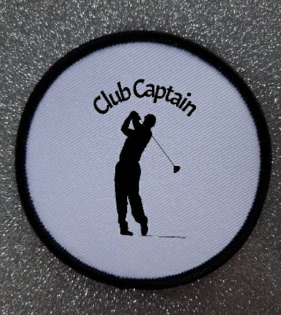 3 Inch Golf Club Captain Patch Badge | Etsy
