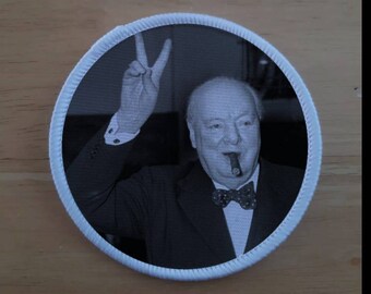 Churchill Badge - Etsy