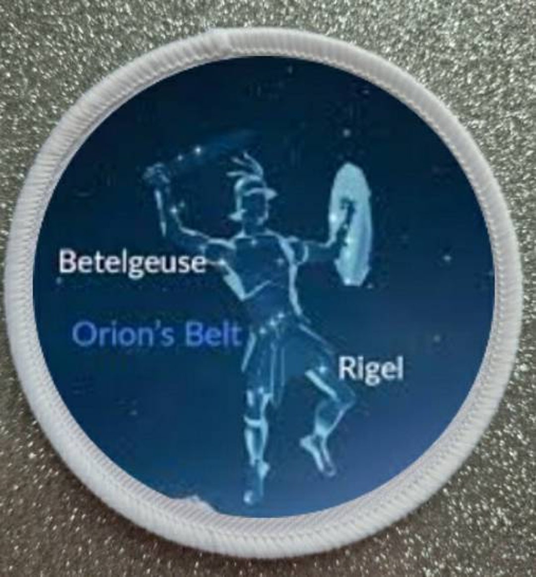 3 Inch Orion's Belt Constellation Sublimation Patch Badge. - Etsy