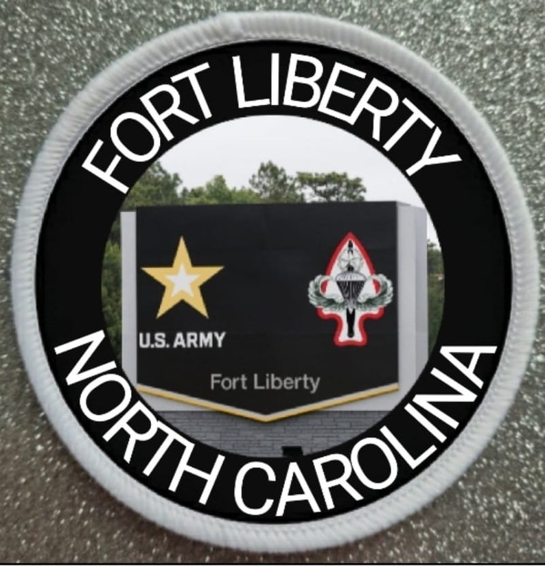 3 Inch Fort Liberty North Carolina Patch Badge - Etsy
