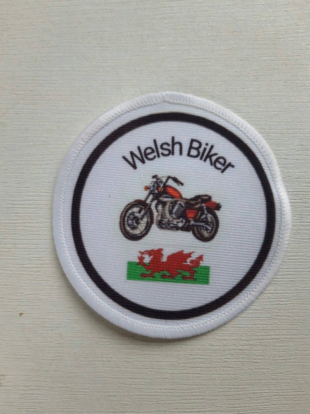 Welsh Biker 3 Inch Patch Badge - Etsy