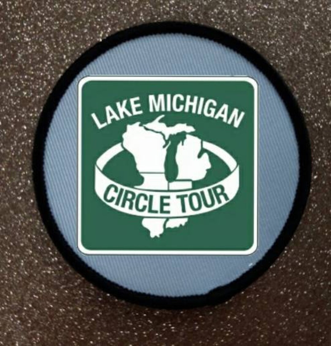 3 Inch Lake Michigan Circle Tour Sublimation Patch Badge - Etsy
