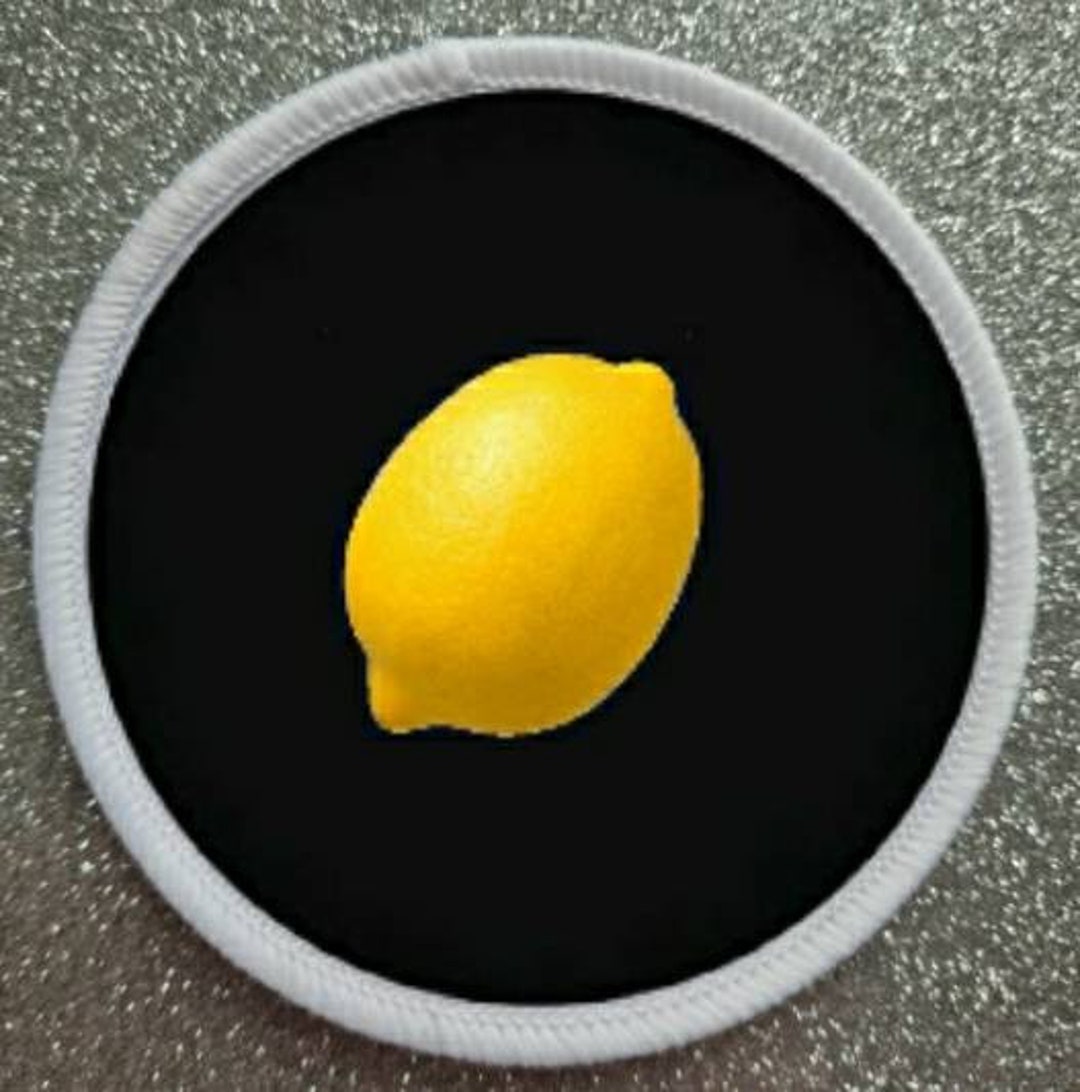 3 Inch Lemon Patch Badge - Etsy