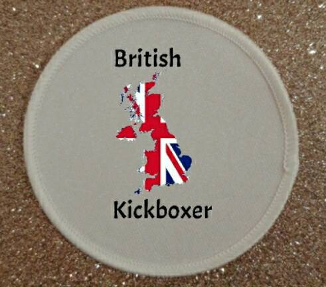 3 Inch British Kickboxer Patch Badge - Etsy