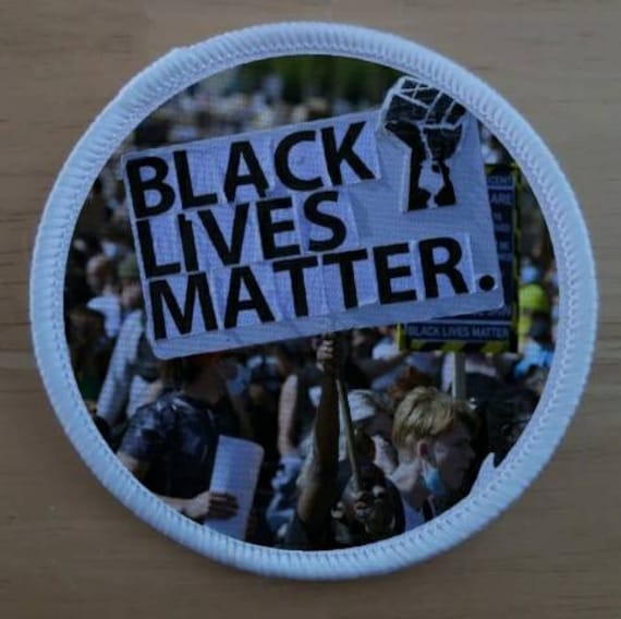 BLM Black Lives Matter Anti Racism Against Racism 3 Inch Patch | Etsy