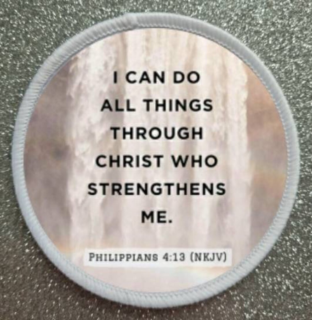 3 Inch Bible Quote Verse Patch Badge - Etsy