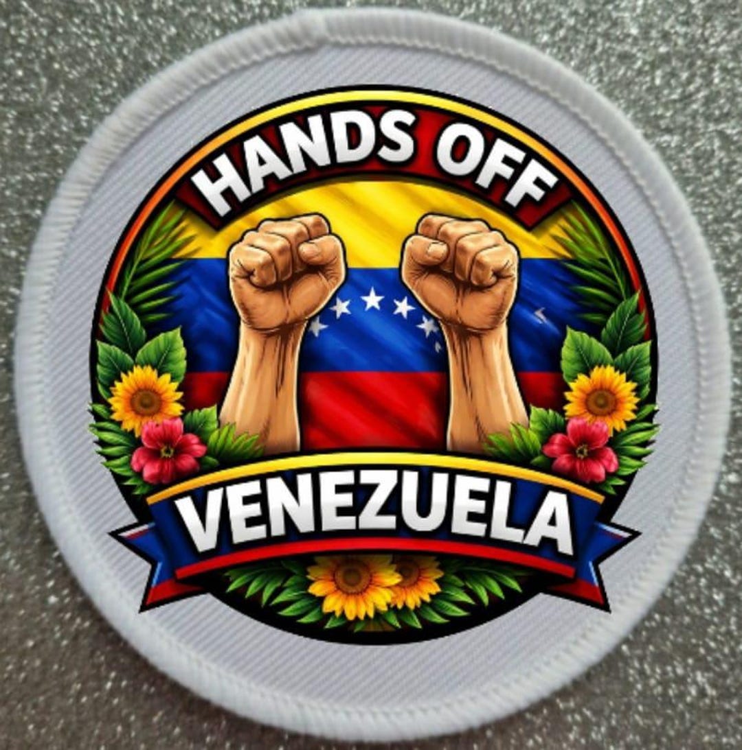 3 Inch Hands off Venezuela Patch Badge - Made in the UK - Etsy