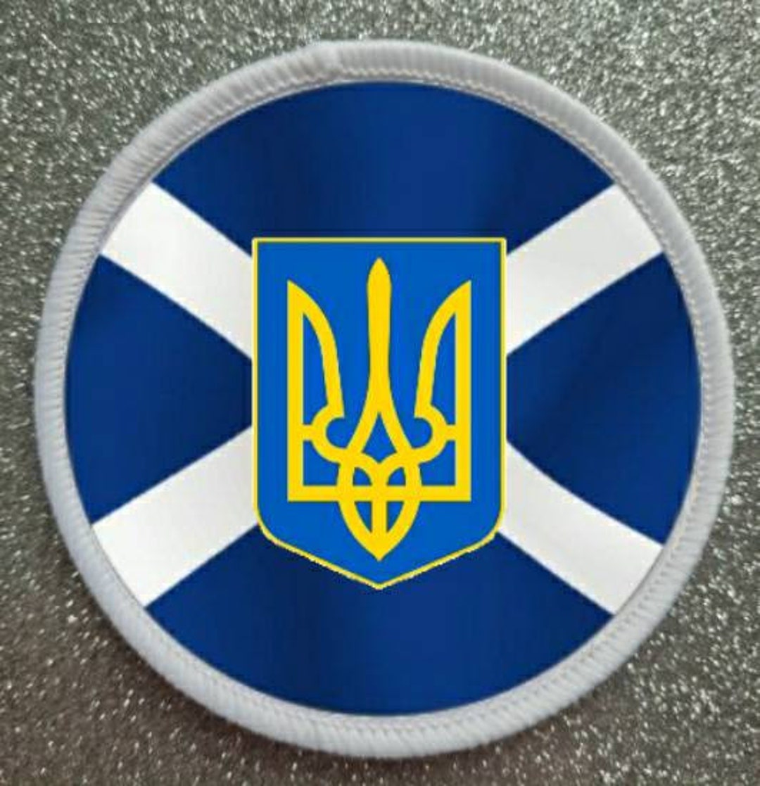 3 Inch Scotland Ukraine Solidarity Patch Badge Made in the UK - Etsy
