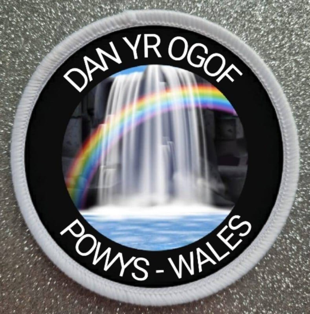 3 Inch Dan Yr Ogof Waterfall Wales Patch Badge - Etsy