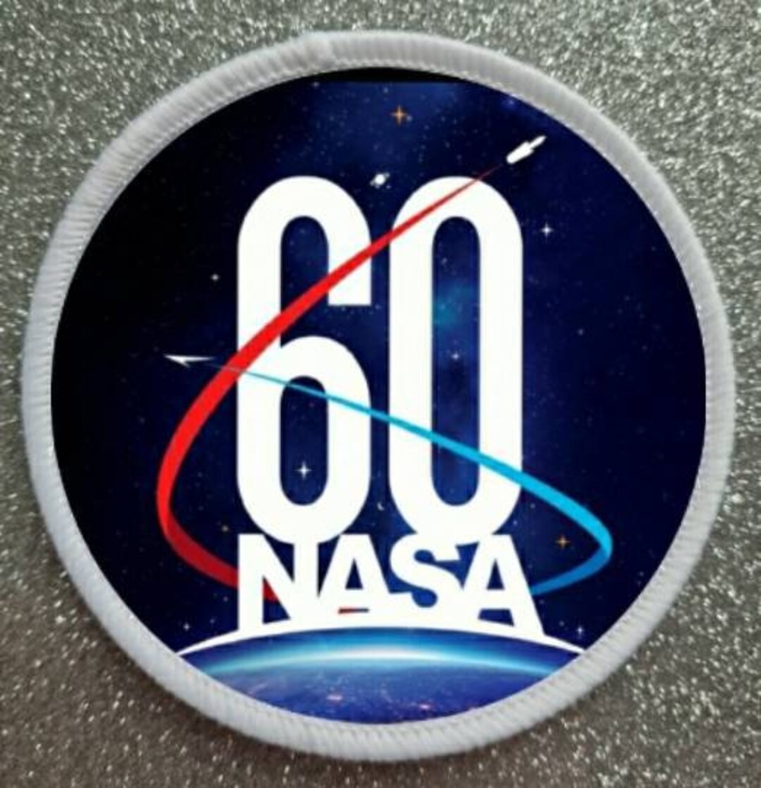 3" NASA 60 Years Anniversary Sublimation Patch Badge. Brand New in ...