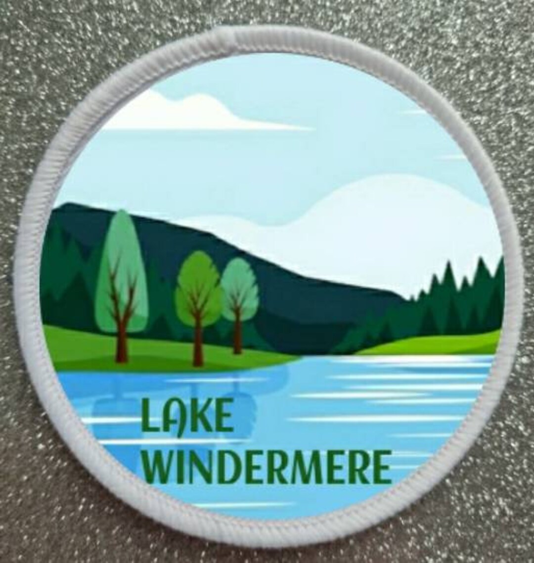 3 Inch Lake Windermere Art Patch Badge - Etsy