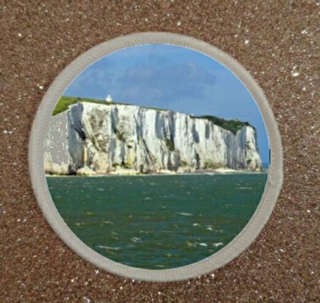 3 Inch White Cliffs of Dover UK Patch Badge - Etsy