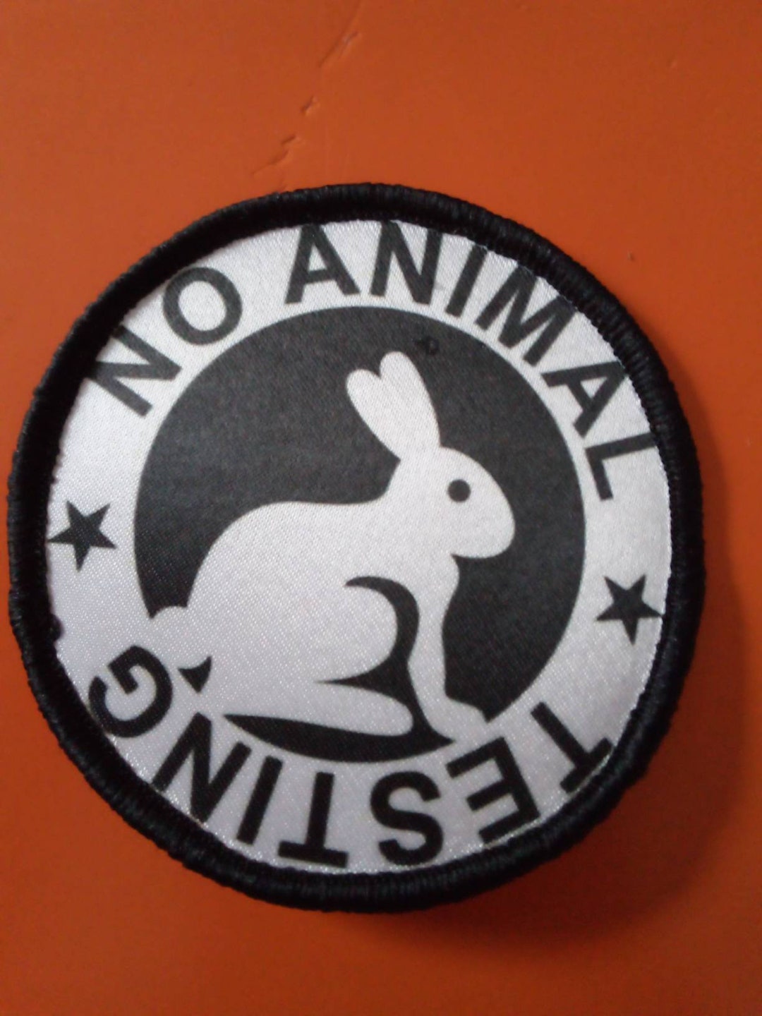 No Animal Testing Animal Rights (badge) 8cm Patch Badge - Etsy