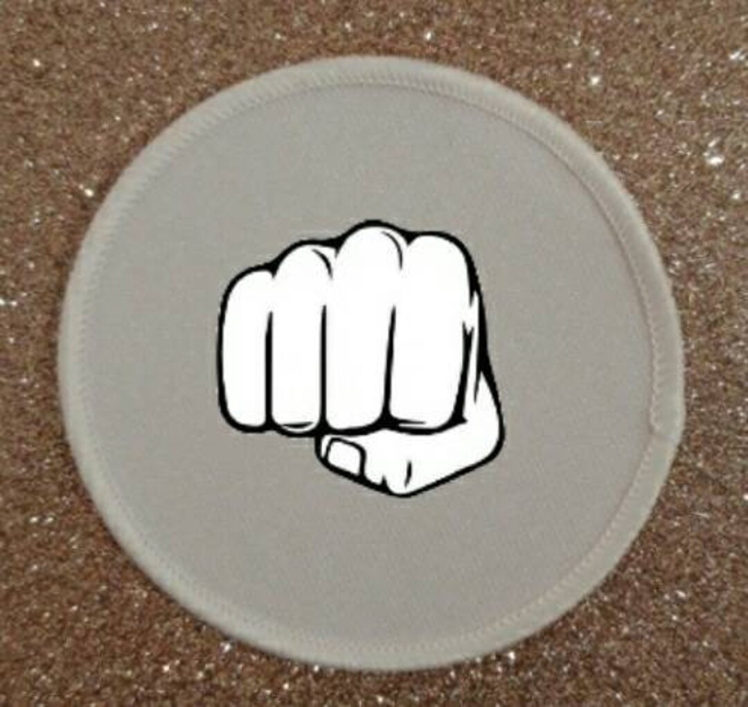 3 Inch Martial Arts Fist Patch Badge - Etsy