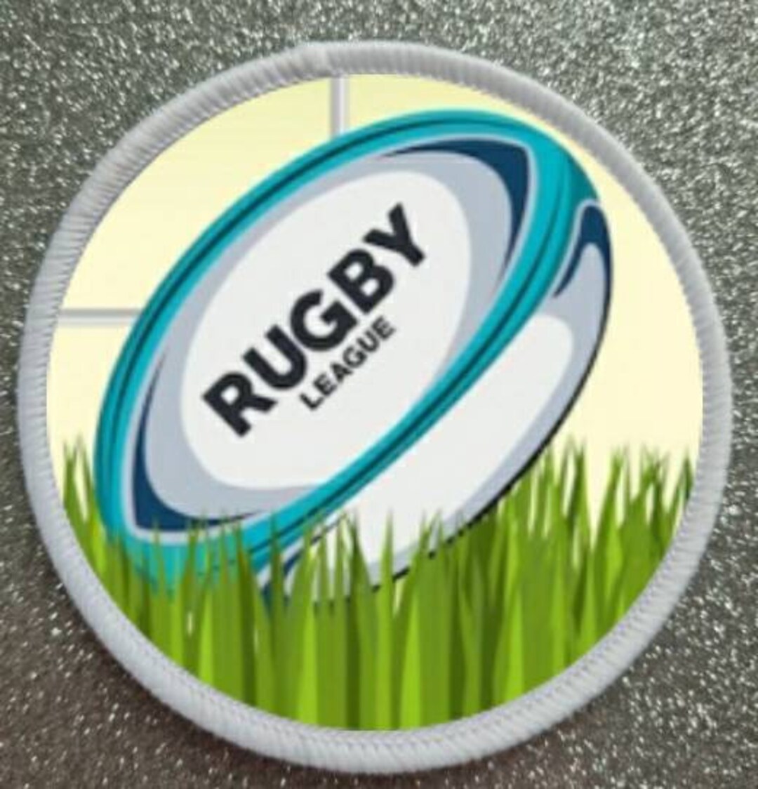3 Inch Rugby League Sublimation Patch Badge. - Etsy