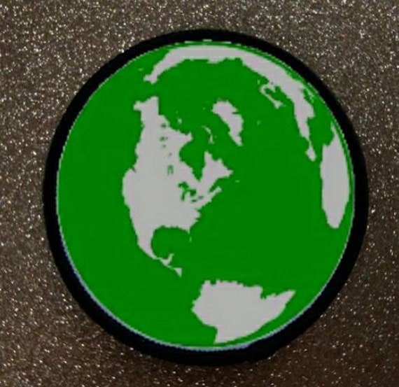 3 Inch Green Earth Climate Change Awareness Patch Badge | Etsy