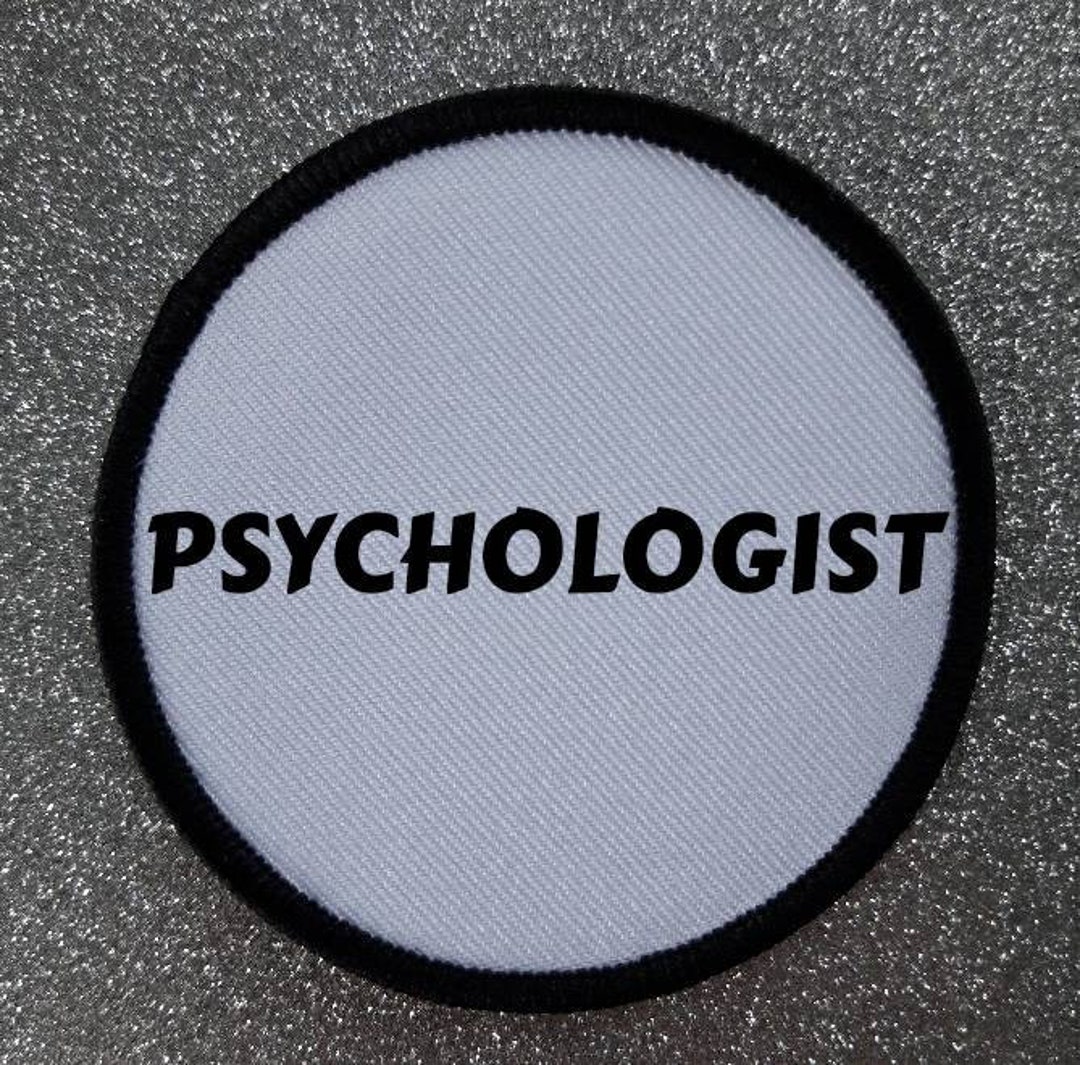 3 Inch Psychologist Patch Badge - Etsy