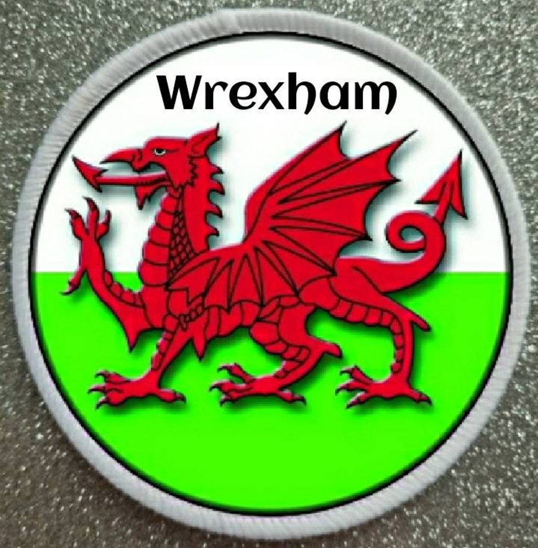 3 Inch Wrexham Wales Patch Badge - Etsy