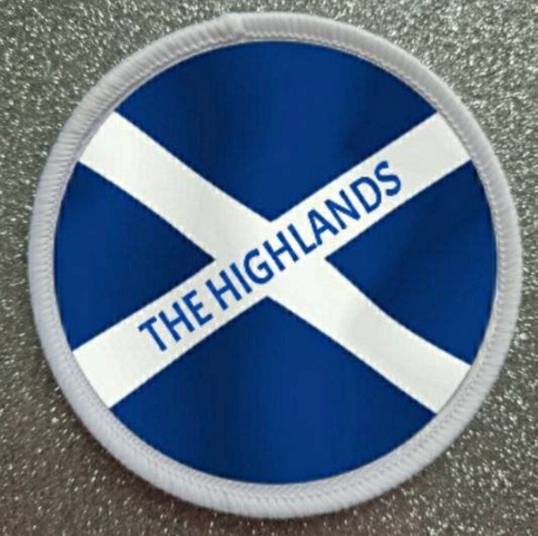 The Highlands Scotland 3 Inch Patch Badge - Etsy