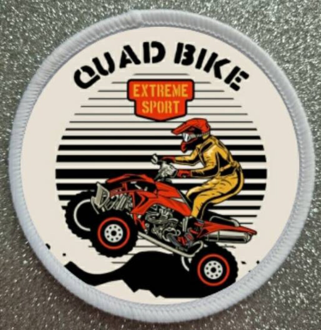 3 Inch Quad Bike Patch Badge - Etsy
