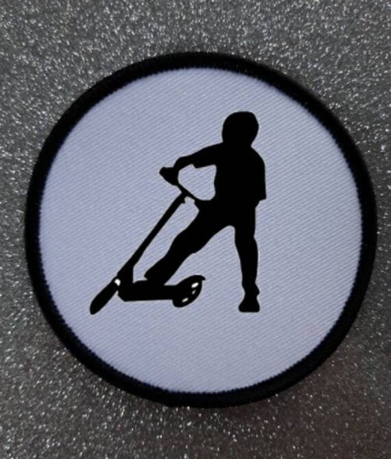 3 Inch Stunt Scooter Rider Patch Badge | Etsy