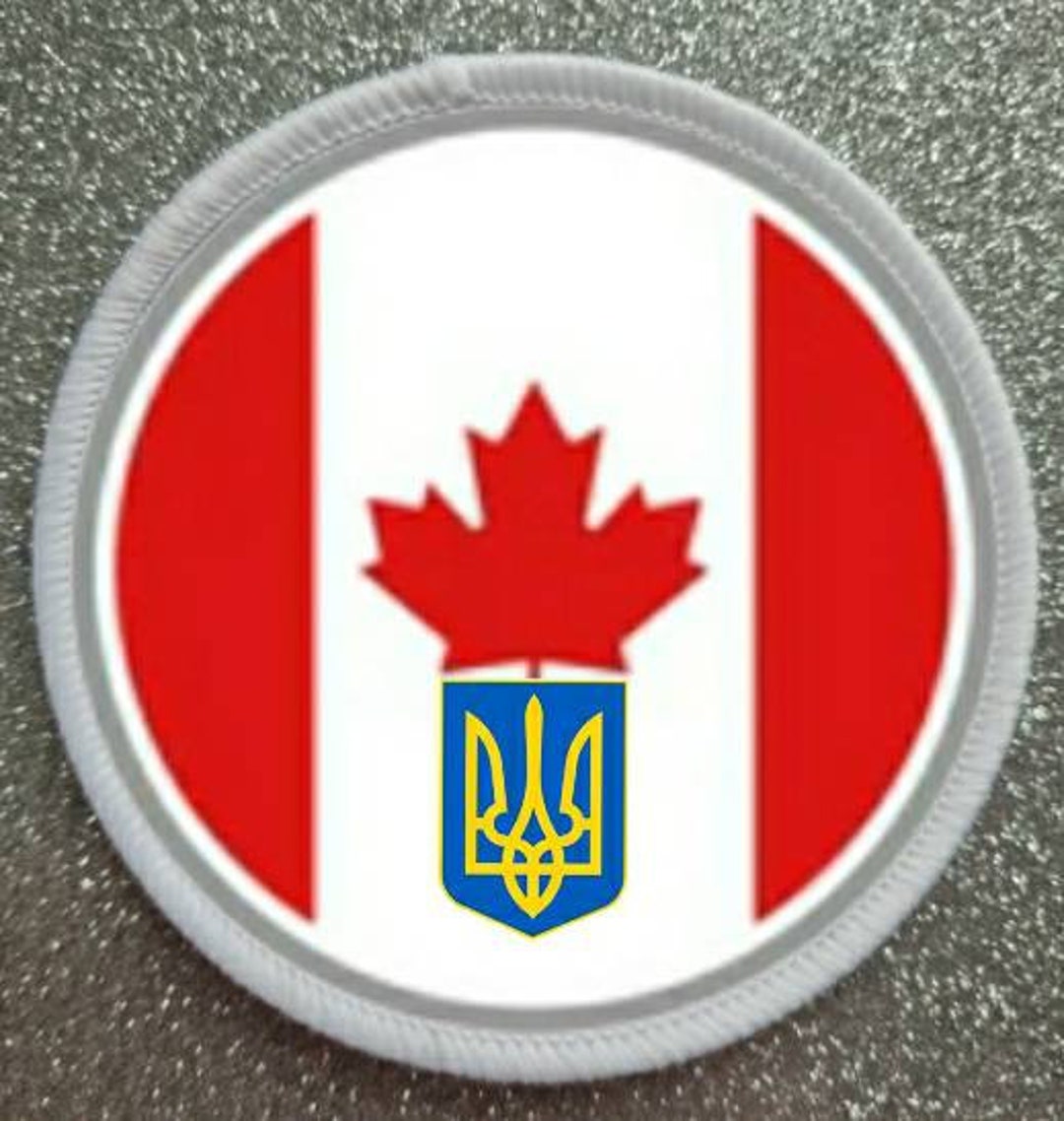 3 Inch Canadian Ukraine Solidarity Patch Badge Made in the UK - Etsy Canada
