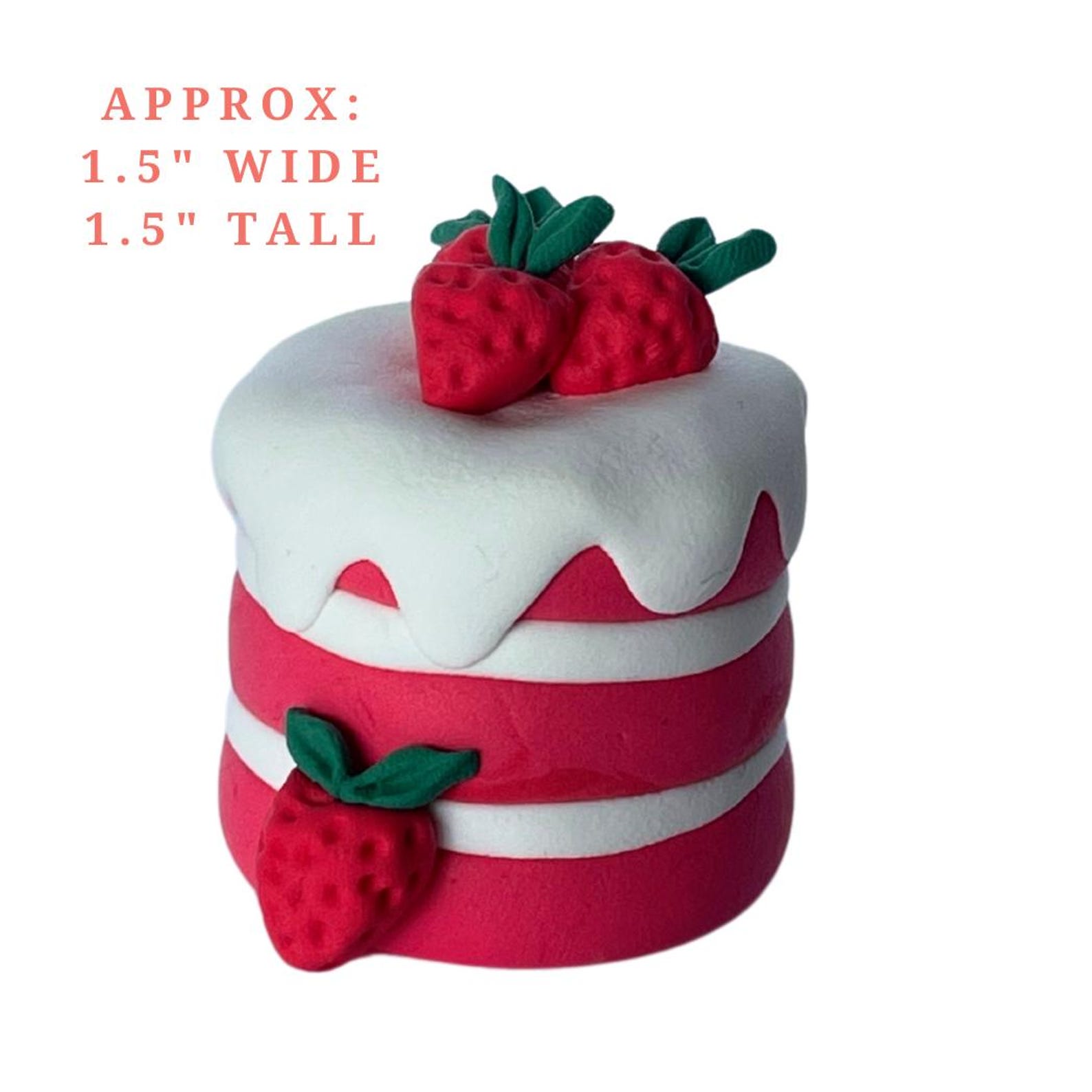 DIY Premium Air Dry Clay Kit - Three Tier Strawberry Shortcake ...