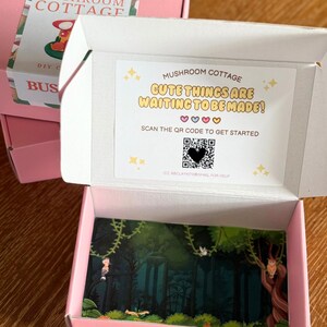 DIY Premium Air Dry Clay Kit - Cottagecore Mushroom Cottage & Snail ...