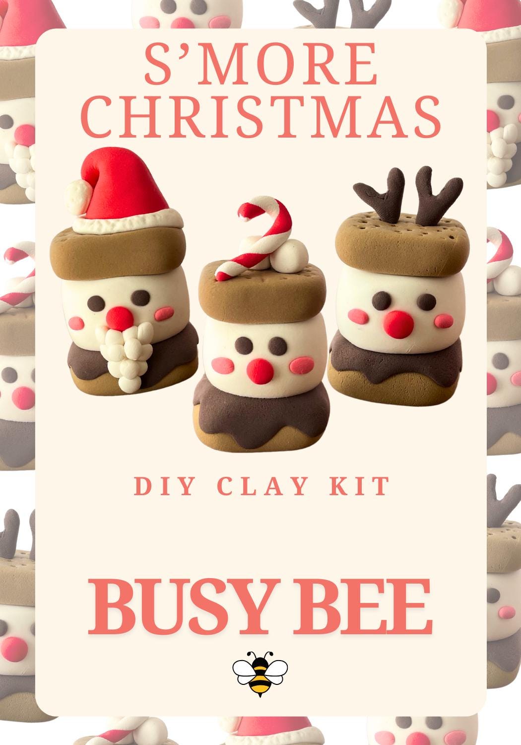 DIY Premium Air Dry Clay Kit - S'more Christmas, Clay Christmas Craft ...