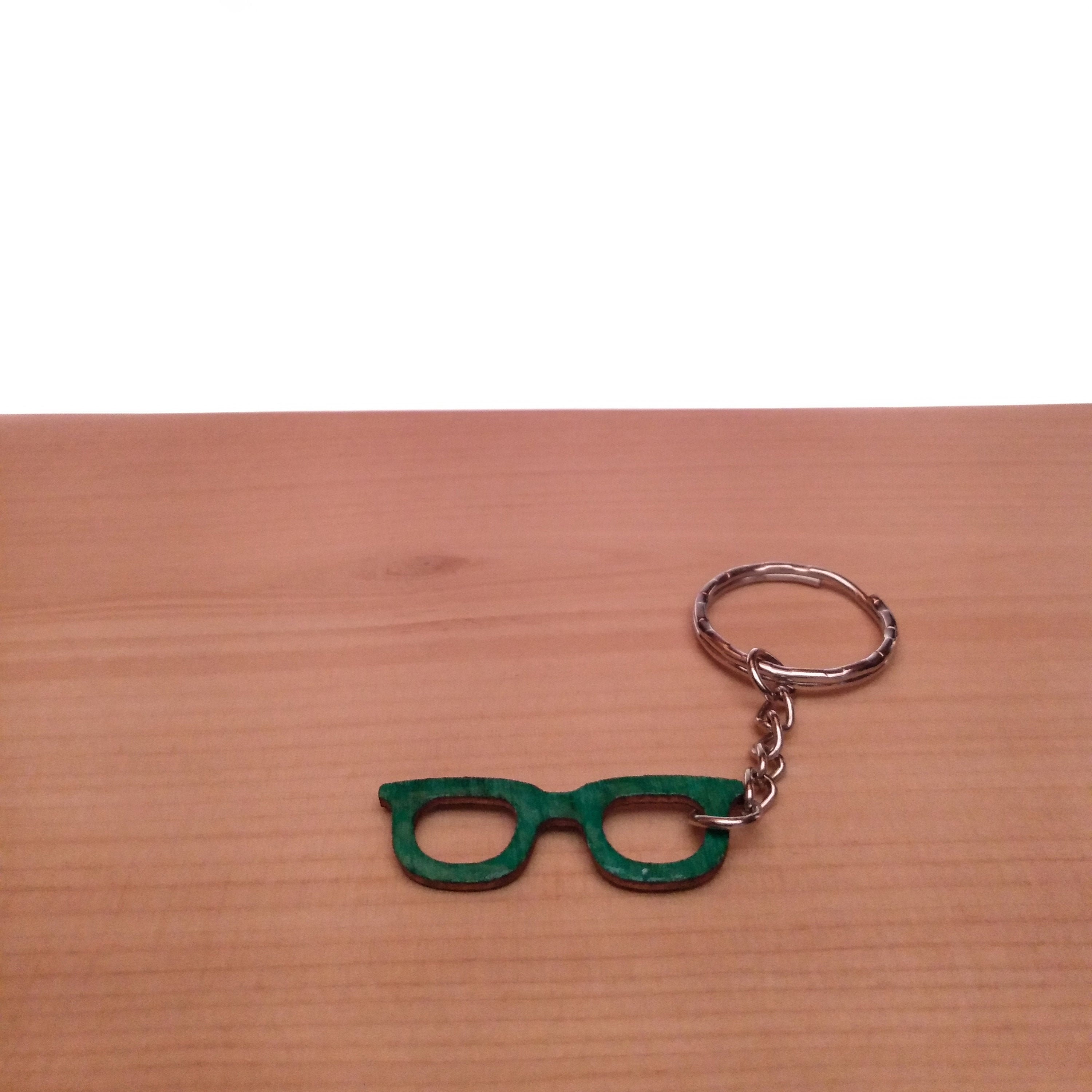 Key Ring/strap in the Form of Various Objects in Painted Wood - Etsy UK