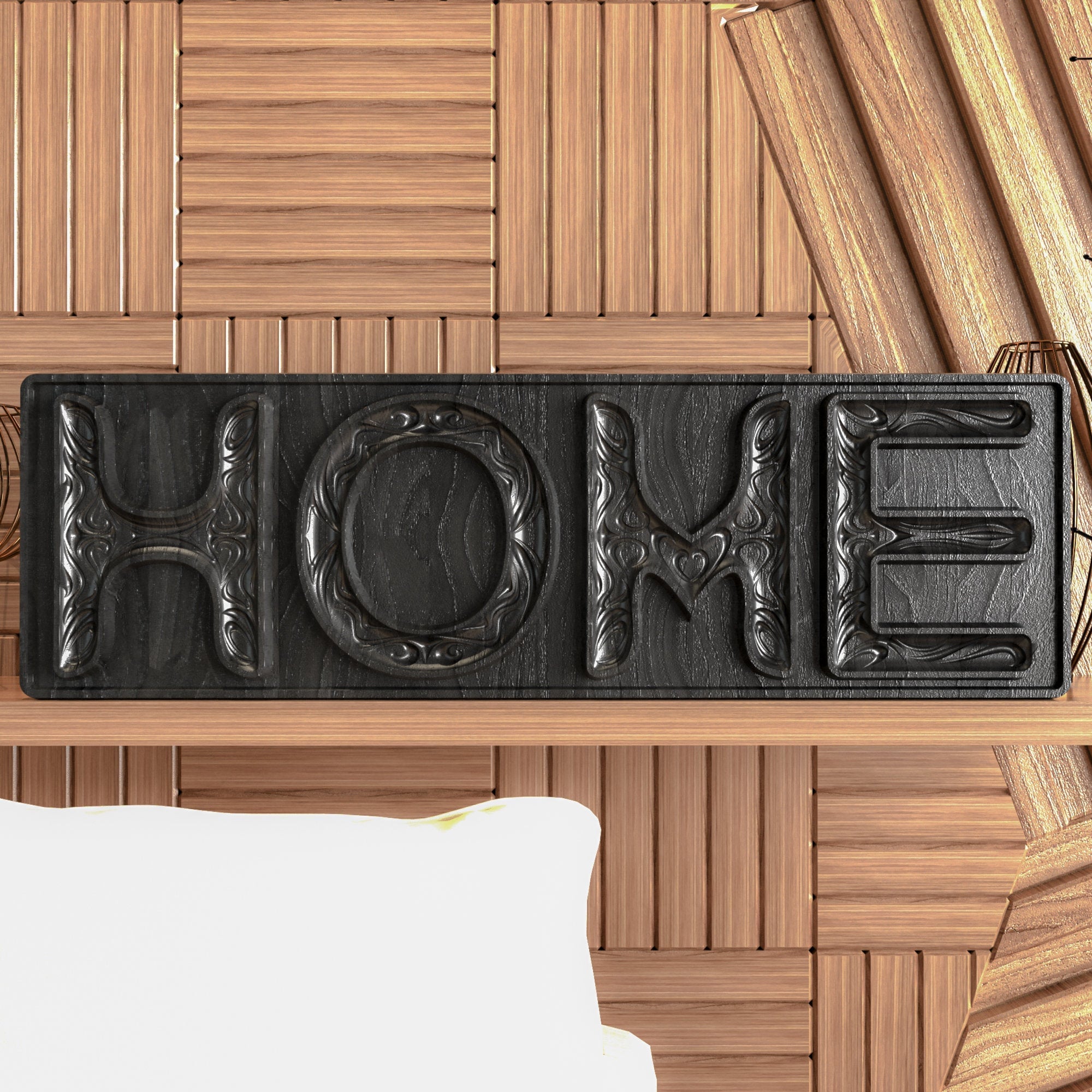 CNC Home signs Cnc files for wood. STL signs Home. 3d model | Etsy