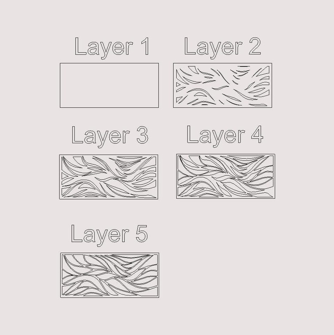 Cnc Files for Wood Laser Cut Dxf Files Wall Art Vector | Etsy