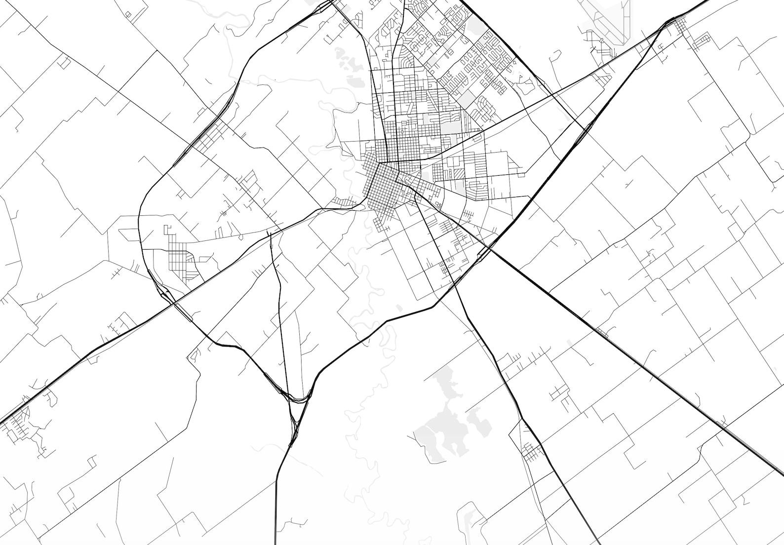 Victoria Mapa Impresión Ciudad Mapa Pared Arte Victoria | Etsy