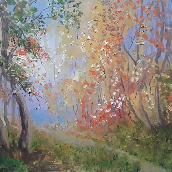 Fall Tree Painting - Etsy