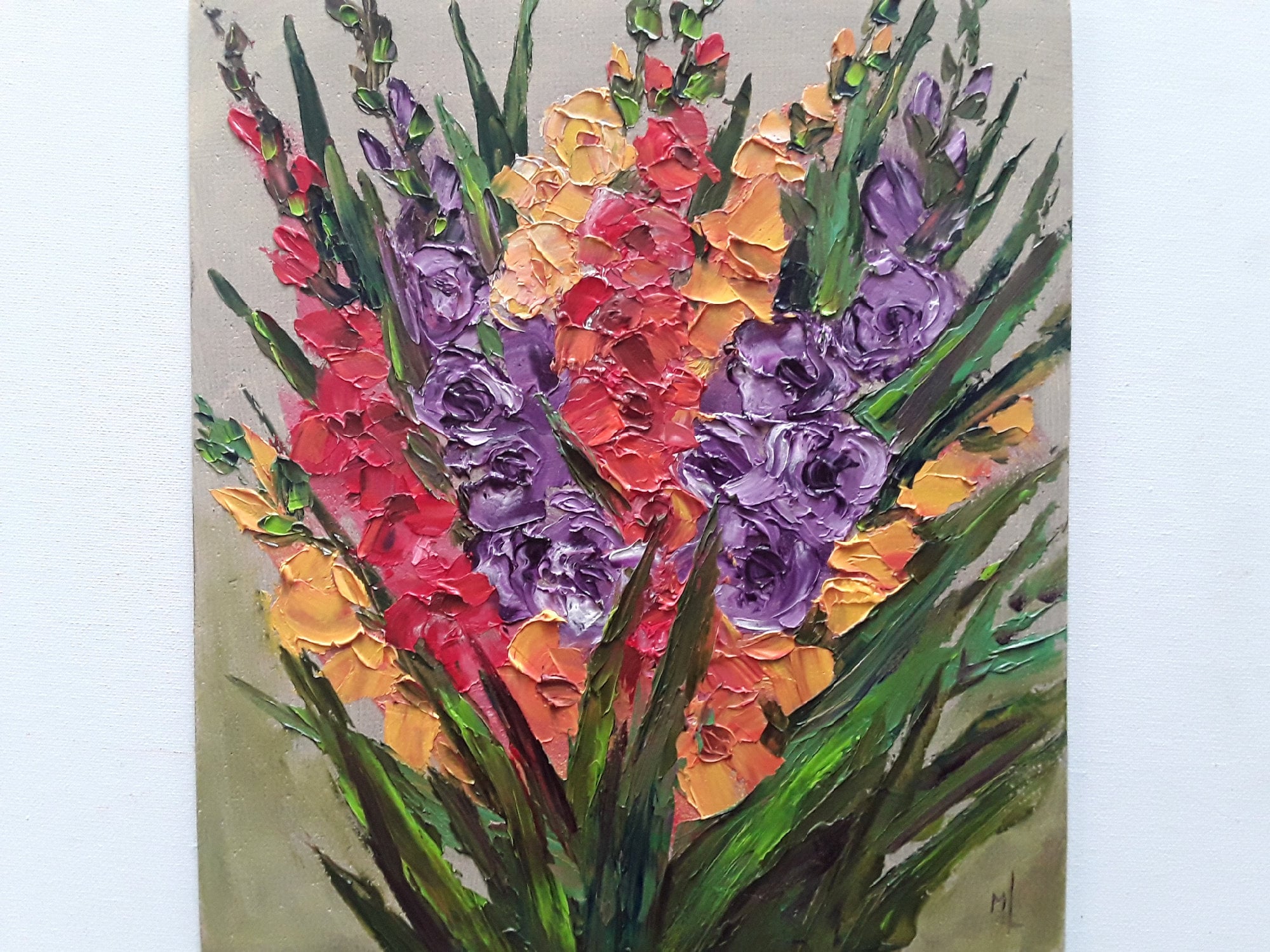 Gladiolus Flower Paintings