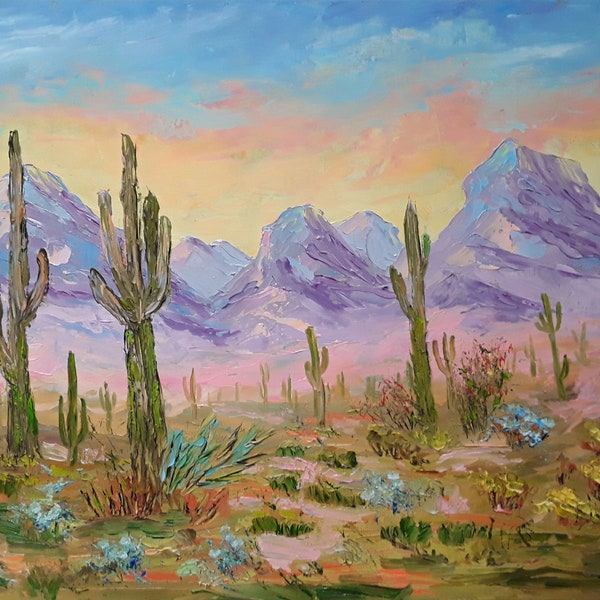 Cactus Painting - Etsy