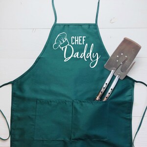 Chef Daddy Apron|apron With Chef Hat - Etsy